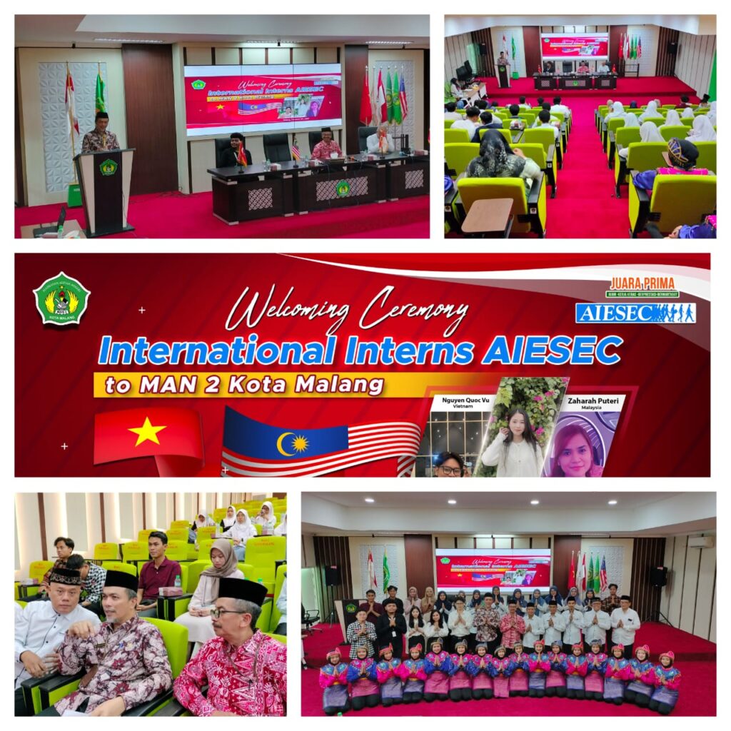 KAKANKEMENAG HADIRI WELCOMING CEREMONY INTERNATIONAL INTERNS AIESEC TO ...